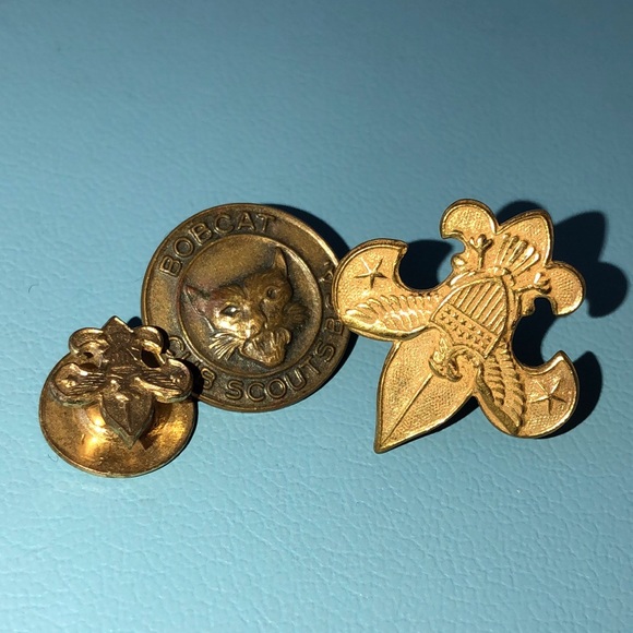Accessories | Vintage Boy Girl Cub Scouts Pin Lot | Poshmark